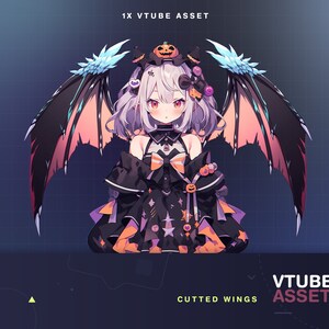 Vtuber Assets Cutted Wings / Vtube / Vtubing / Twitch / Kawaii / Manga ...