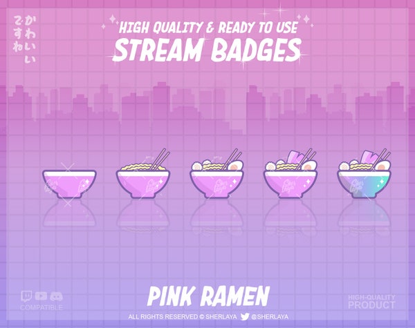 Sakura Twitch Stream Bundle Package Overlays, Panels, Vtuber, Layouts ...