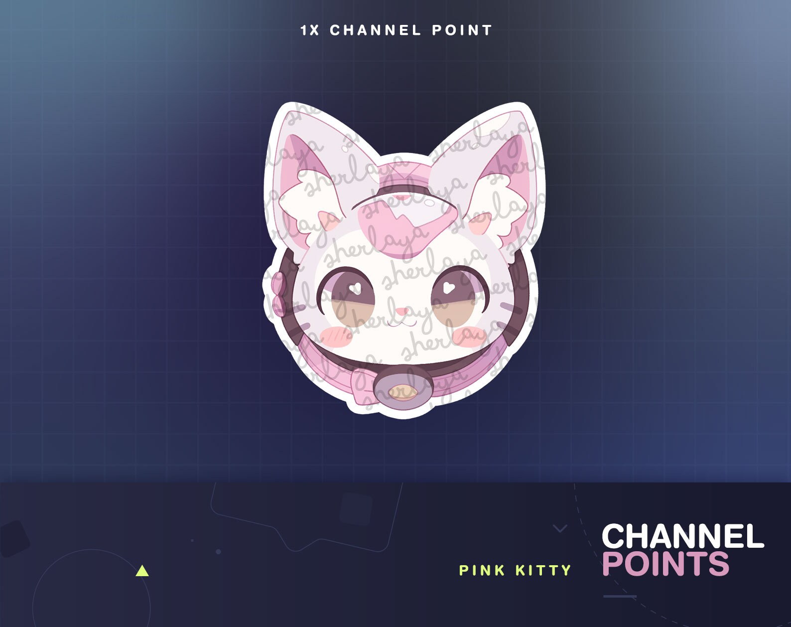Twitch Channel Points Pink Kitty / Point / Pastel / Discord / Kawaii ...