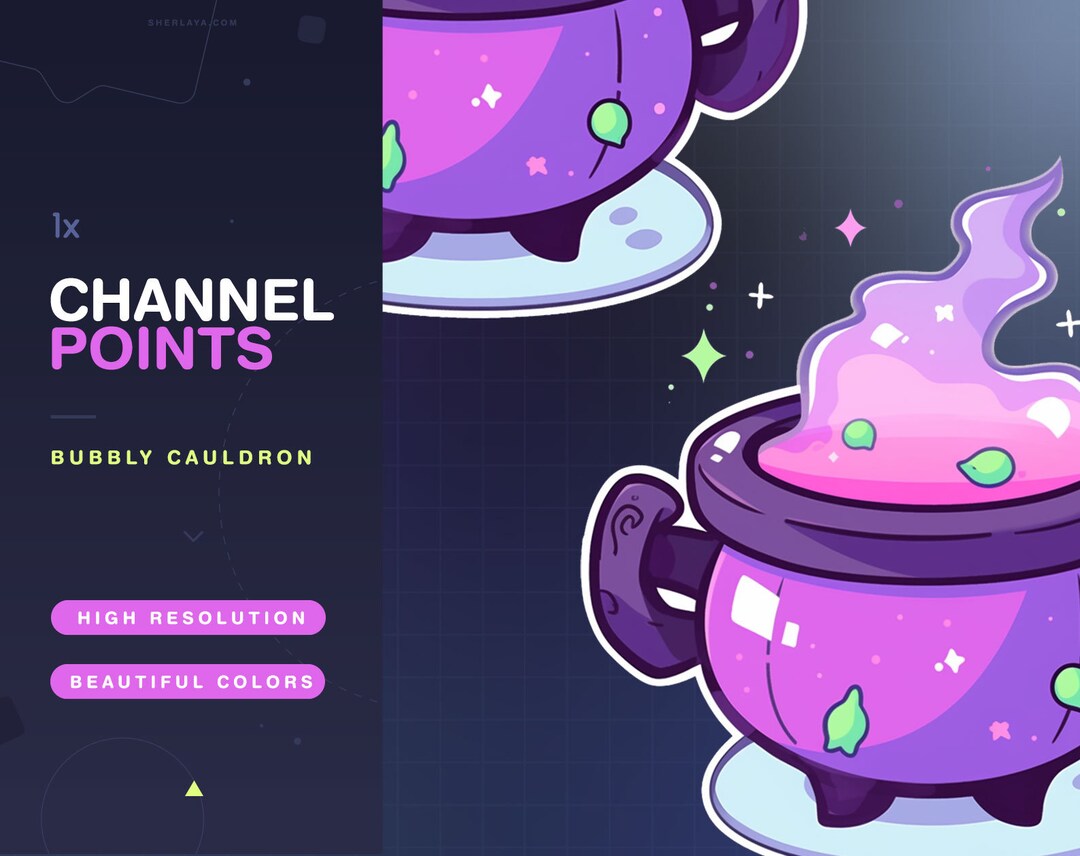 Twitch Channel Points Bubbly Cauldron / Point / Halloween / Discord ...