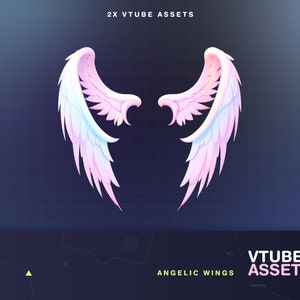 Vtuber Assets Angelic Wings / Vtube / Vtubing / Twitch / Kawaii / Manga ...