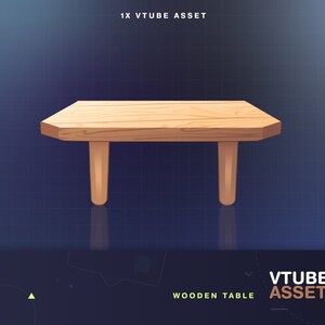 Vtuber Assets Wooden Table / Vtube / Vtubing / Twitch / Kawaii / Manga ...