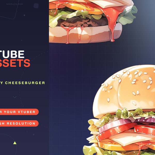 Vtuber Food Assets - Etsy