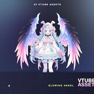 Vtuber Assets Angelic Wings / Vtube / Vtubing / Twitch / Kawaii / Manga ...