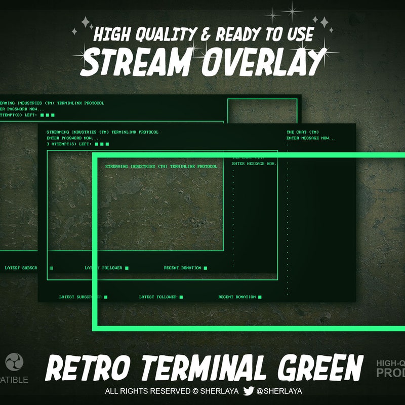 Fallout Stream Overlay - Etsy