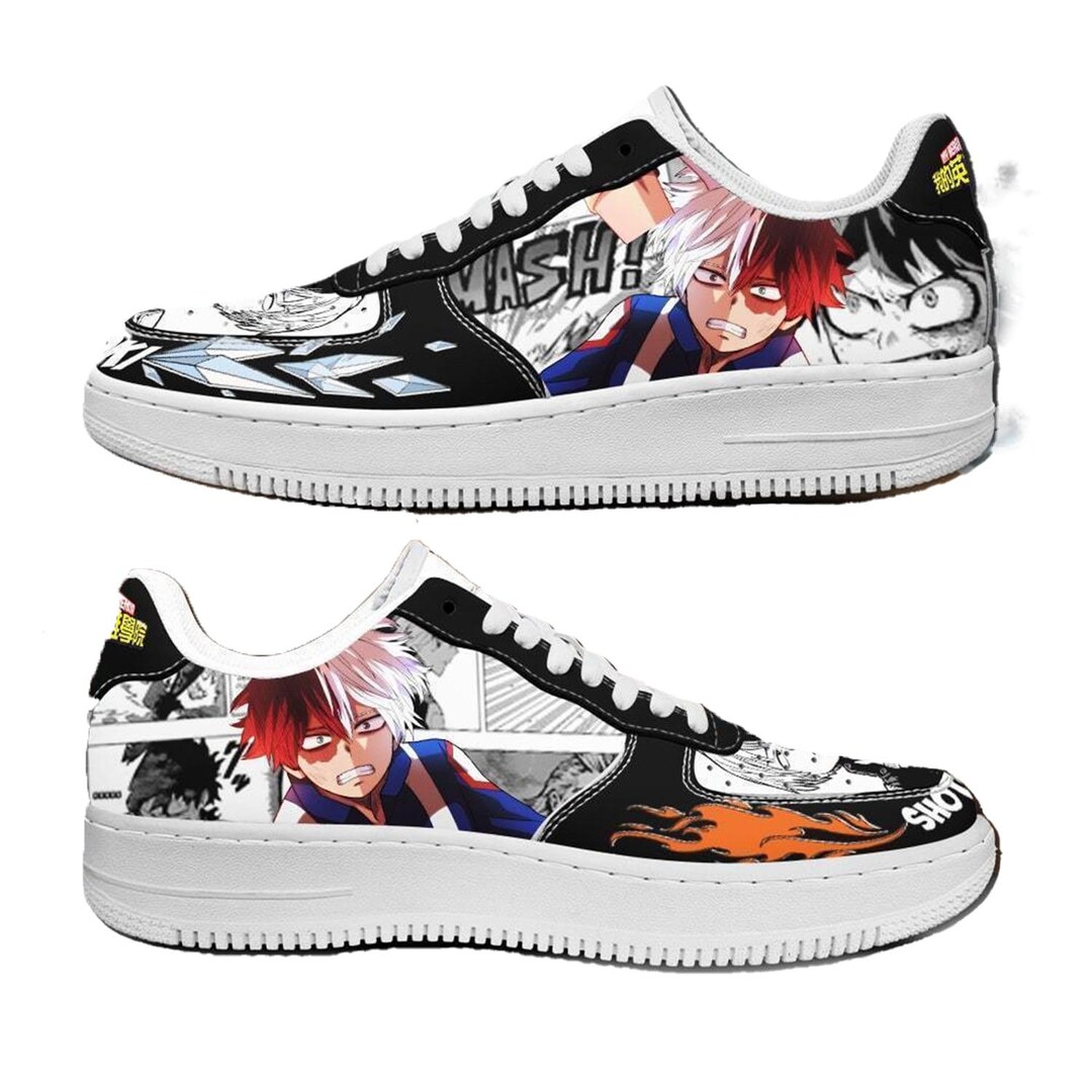 Shoto Todoroki Air Shoes Custom Anime Shoes for Fan - Etsy