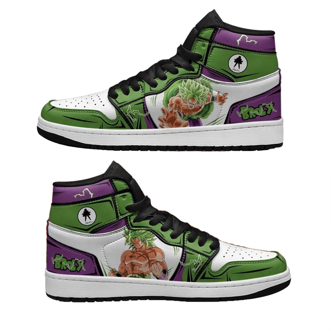 Broly Super Saiyan Shoes Custom Super Anime - Etsy