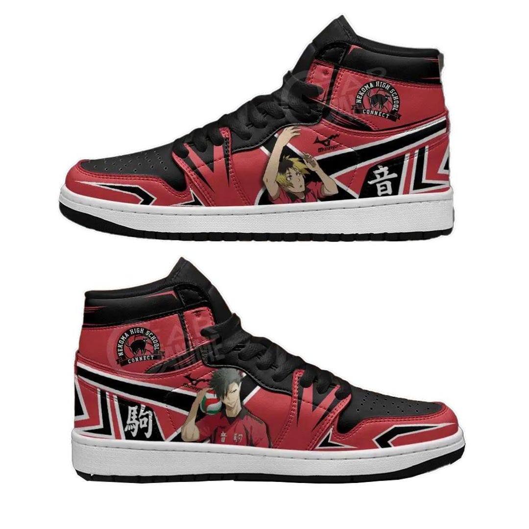 Tetsuro Kuroo and Kenma Kozume Sneakers Customanime Shoes - Etsy