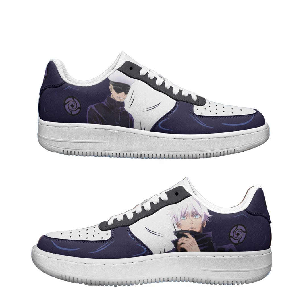 Satoru Gojo Anime Sneakers Custom Anime Shoes - Etsy