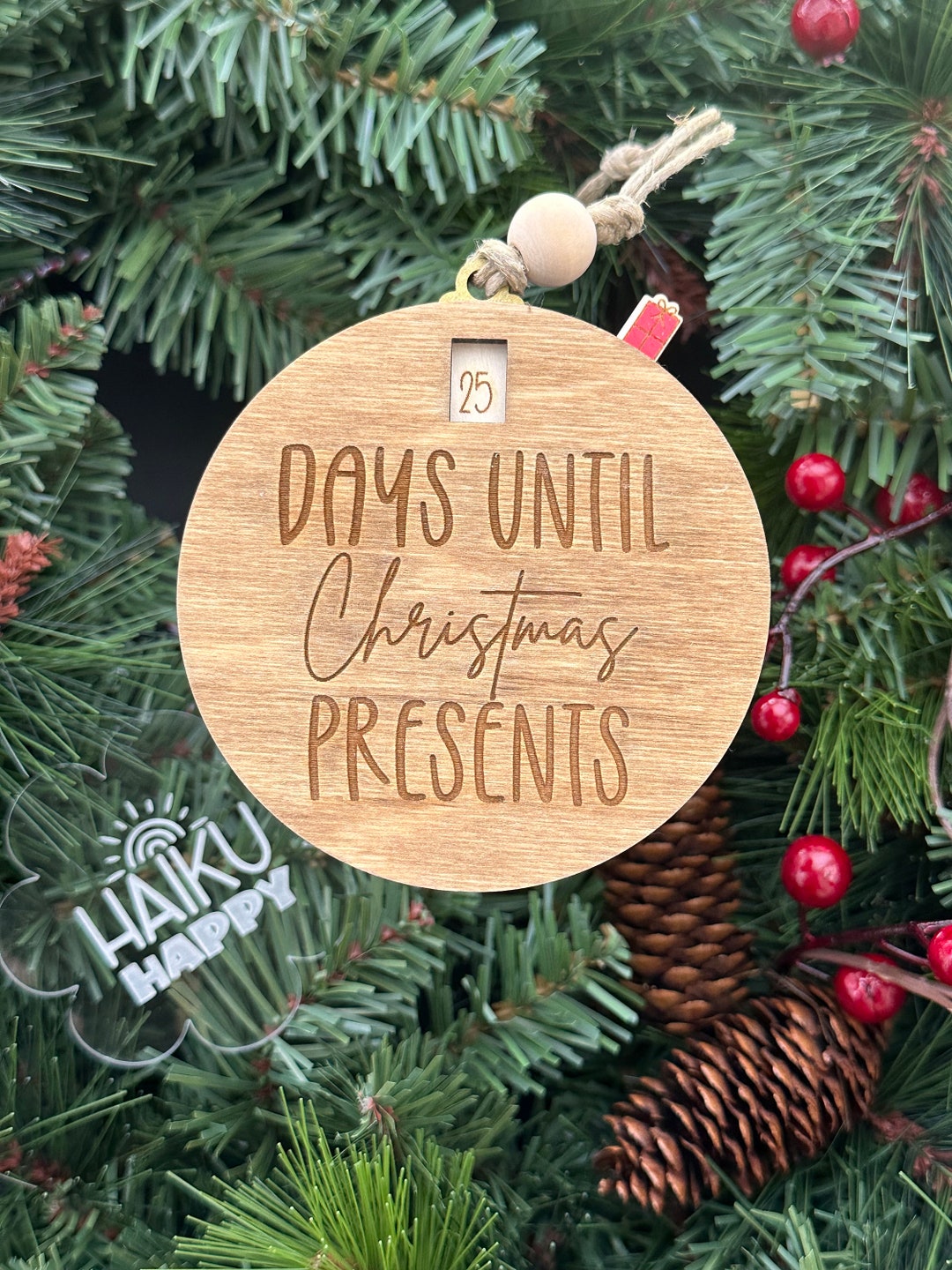 Countdown to Christmas Interactive Ornament - Etsy