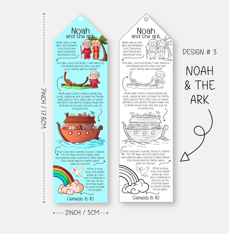 Bible Story Bookmarks | Children's Bible Stories | Sunday School ...