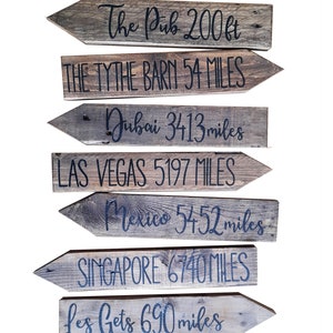 Wooden Arrow Signpost Signs PER ARROW. Bulk Discounts. - Etsy