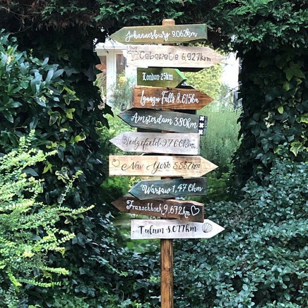 Large Custom Distressed Wood Arrow Signs PER ARROW Eco - Etsy