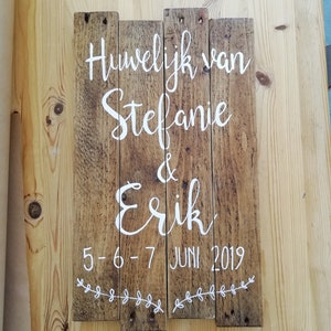 Rustic Personalised Wooden Baby Shower or Christening Sign. | Etsy UK