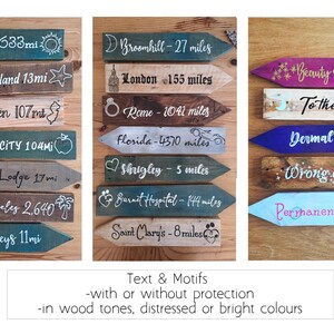 Large Custom Distressed Wood Arrow Signs PER ARROW Eco Friendly ...