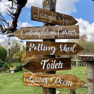 Large Custom Distressed Wood Arrow Signs PER ARROW Eco Friendly ...