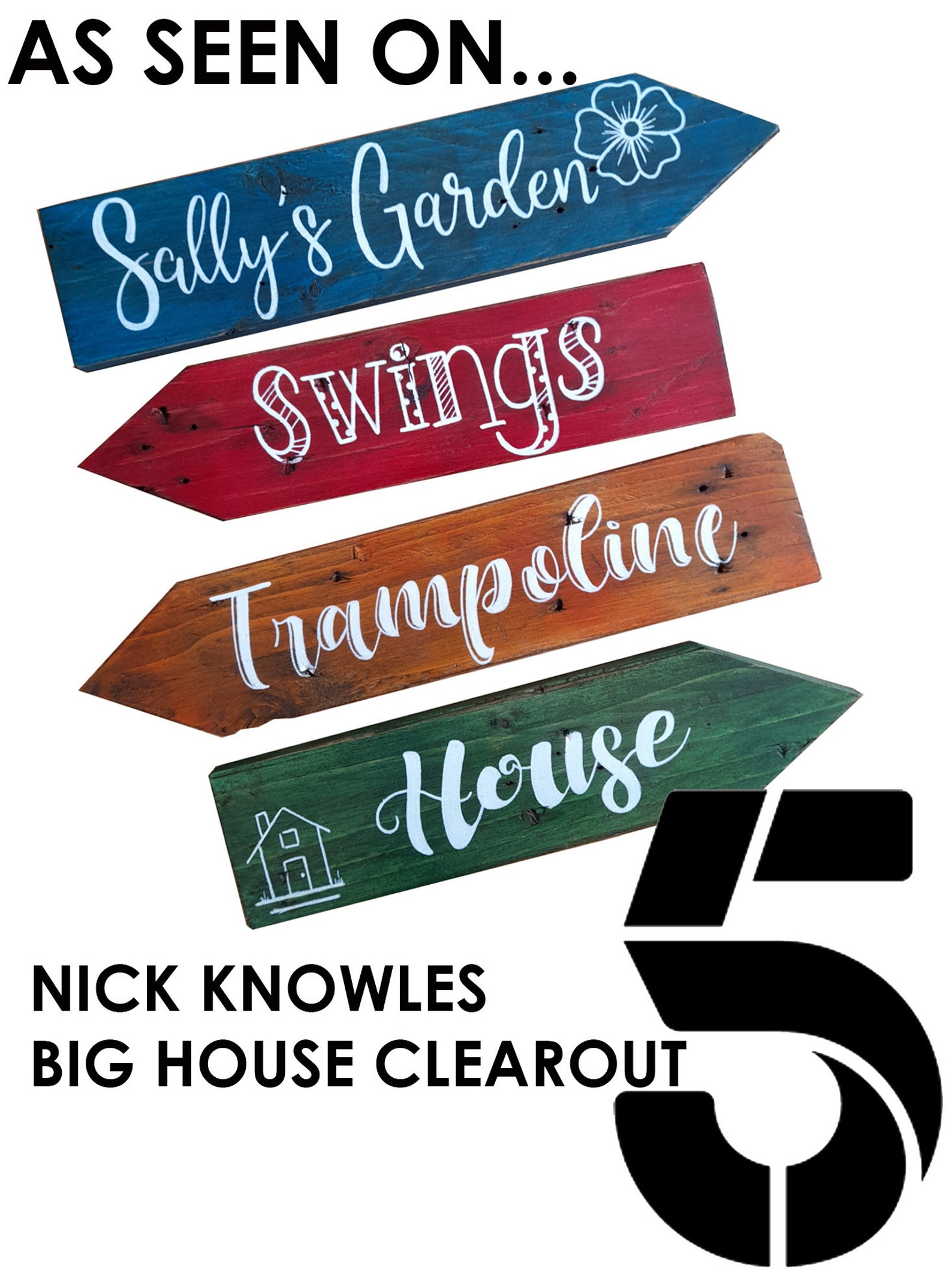 Large Custom Distressed Wood Arrow Signs PER ARROW Eco - Etsy UK
