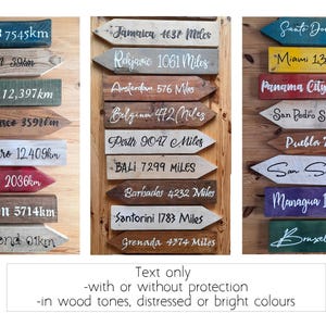 Large Custom Distressed Wood Arrow Signs PER ARROW Eco Friendly ...