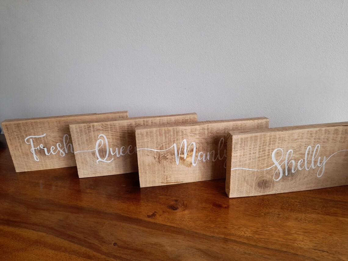Wooden Table Name Numbers. Eco-friendly Large Wedding Table | Etsy UK