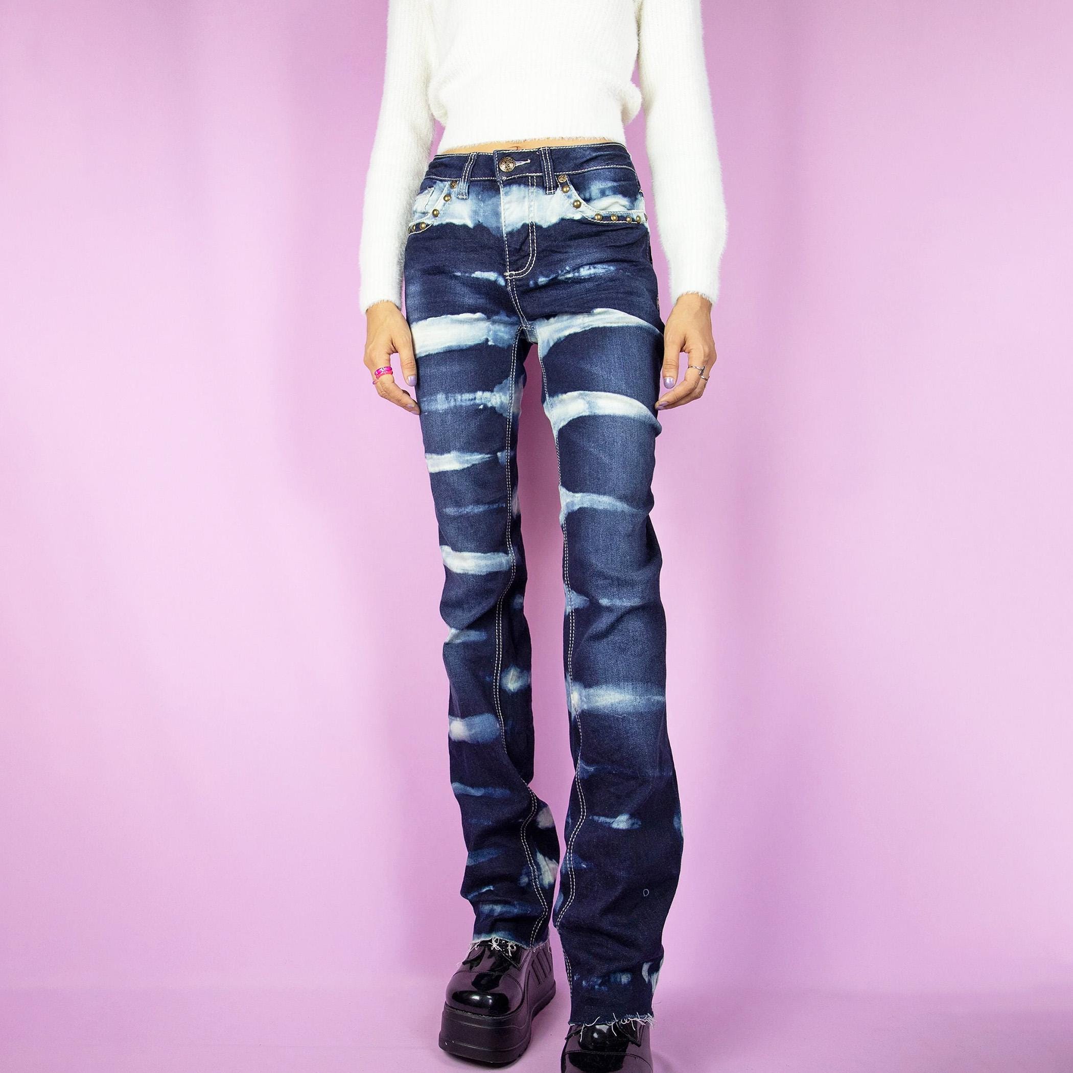 Y2k Bleached Jeans - Etsy Singapore Y2k Bleached Jeans - Etsy Singapore