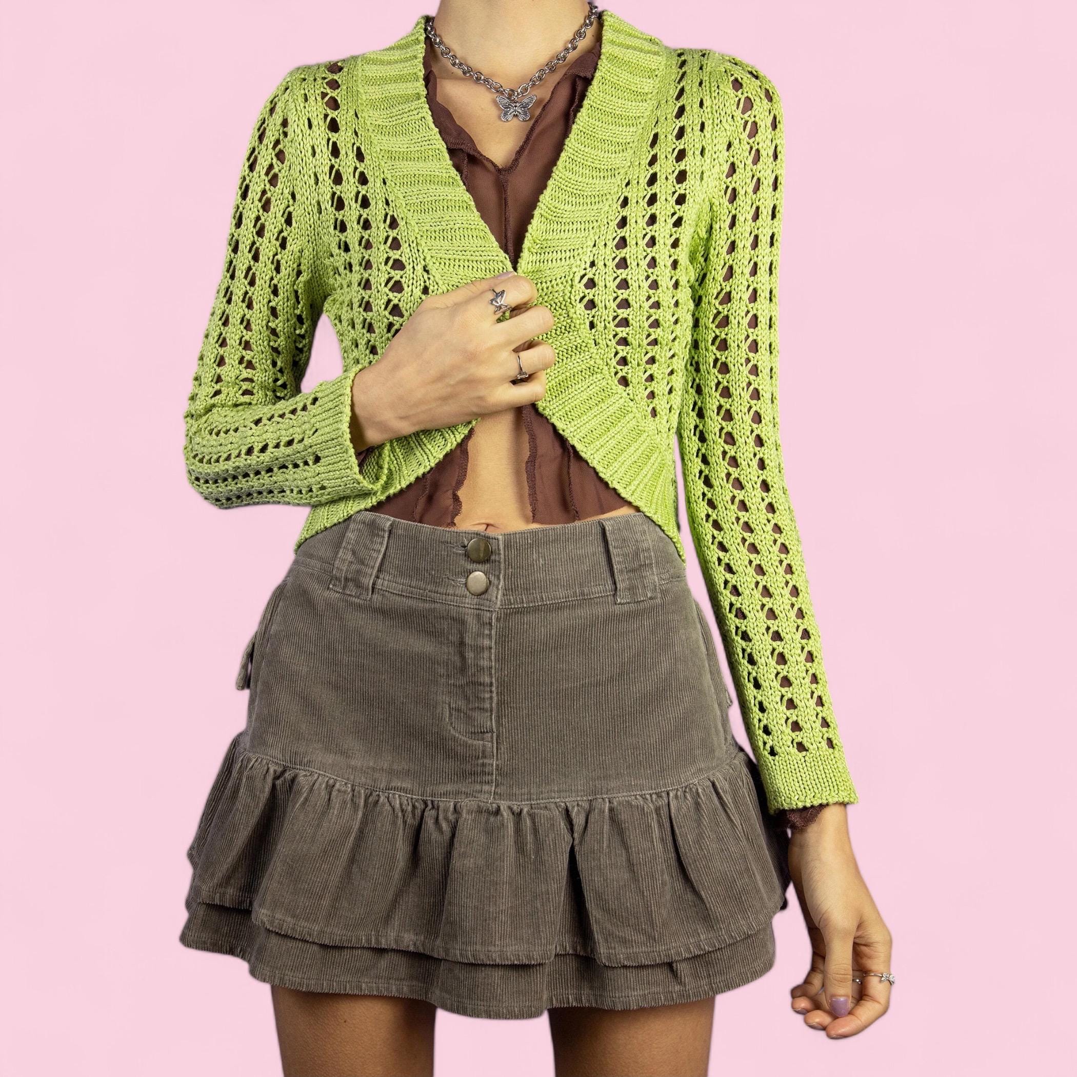 Olive Green Crochet Cardigan - Etsy Olive Green Crochet Cardigan - Etsy