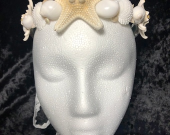 Seashell Crown/tiara Mermaid Crown - Etsy