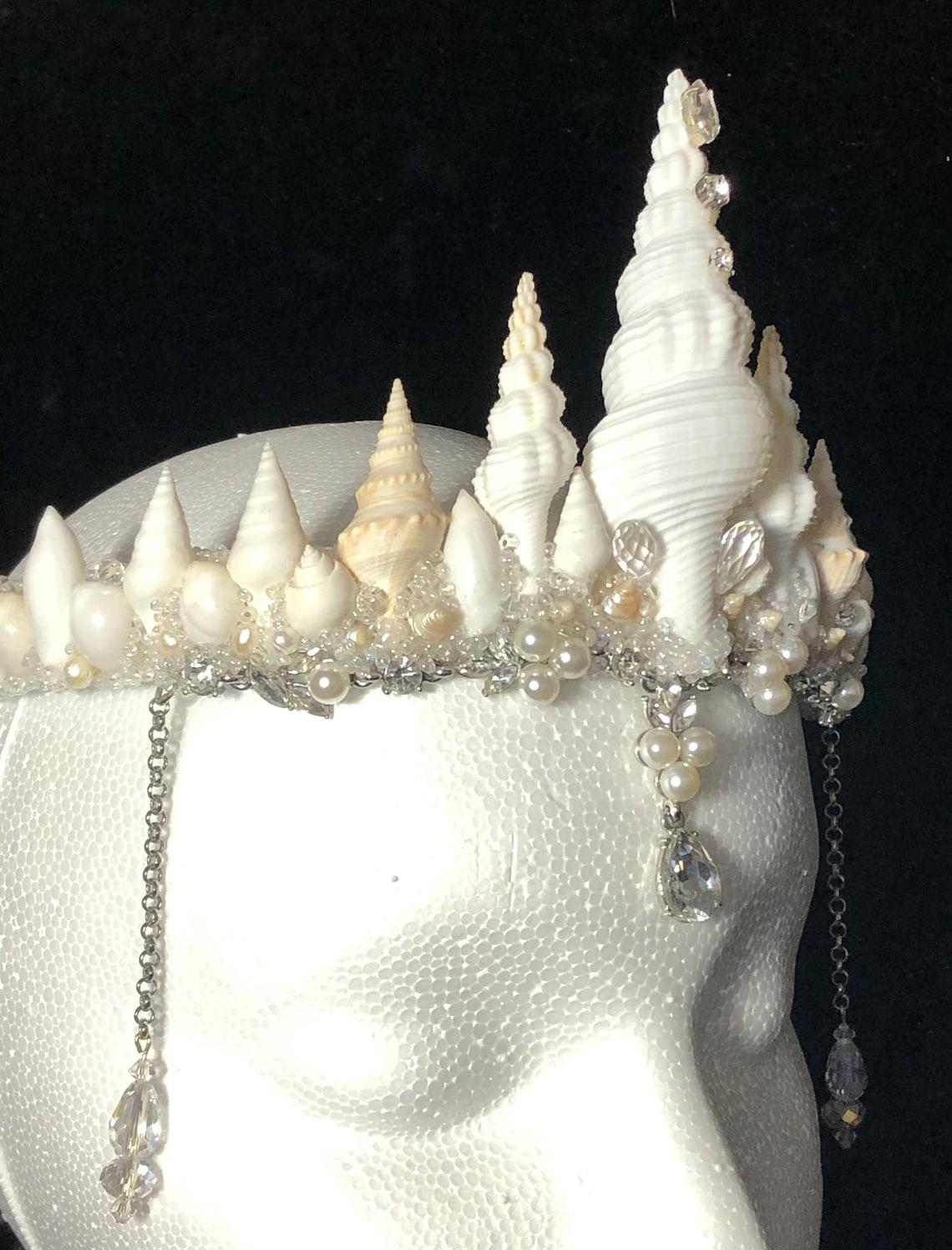 Seashell Crown/tiara Mermaid Crown - Etsy