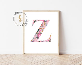 Initial Z Wall Decor - Etsy