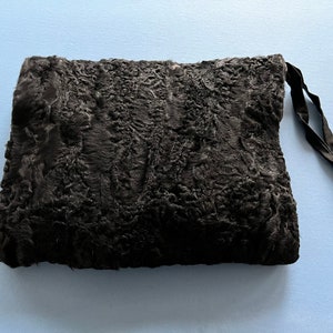 Gorgeous Antique Muff /purse ~ 1920's Black Curly Wool, There's Two ...
