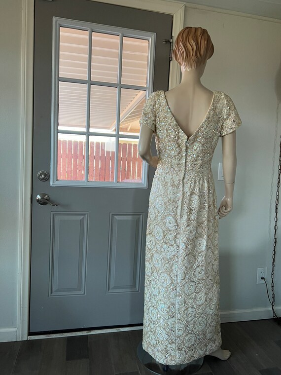 1960's Vintage Emma Domb Evening Dress ~ Sparkling C… - Gem