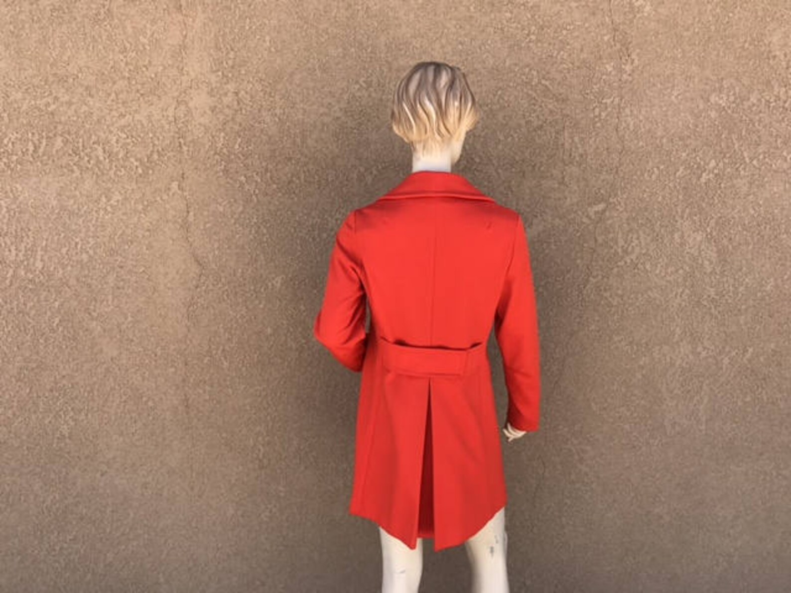 Vintage 1960's Woman's Orange Mini Coat Mod Double - Etsy