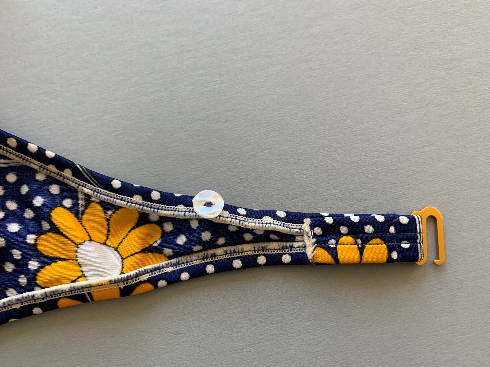 1960's Vintage Daisy Bathing Suit USA Nylon Polka Dot - Etsy