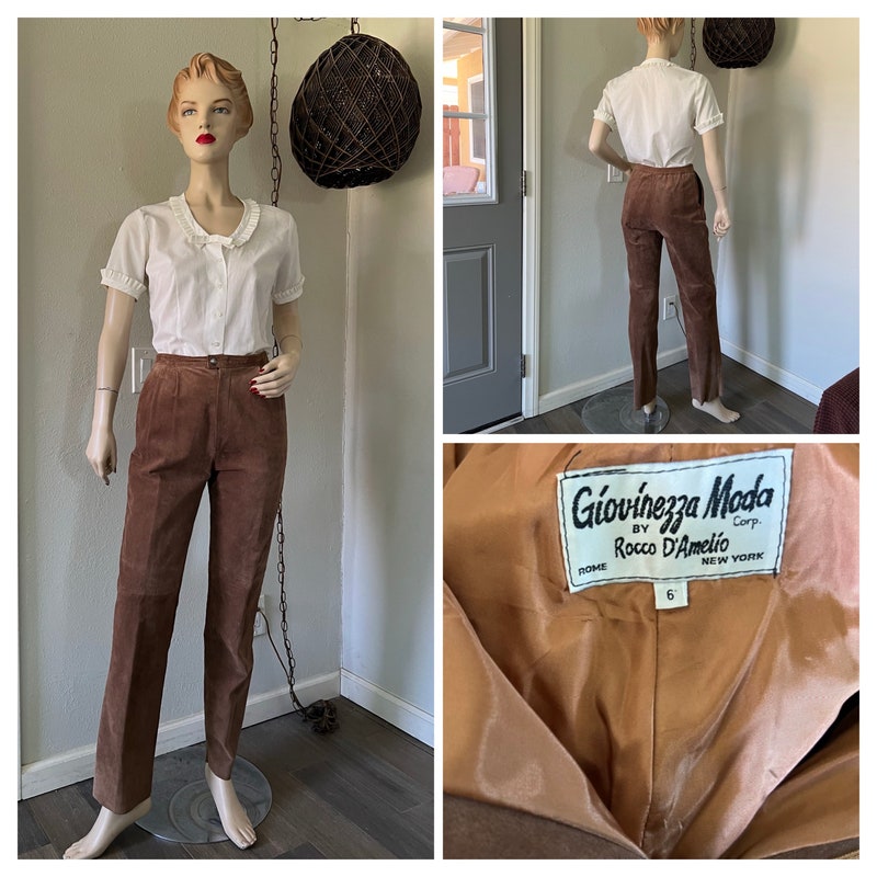 Men Italian Leather Pants - Etsy