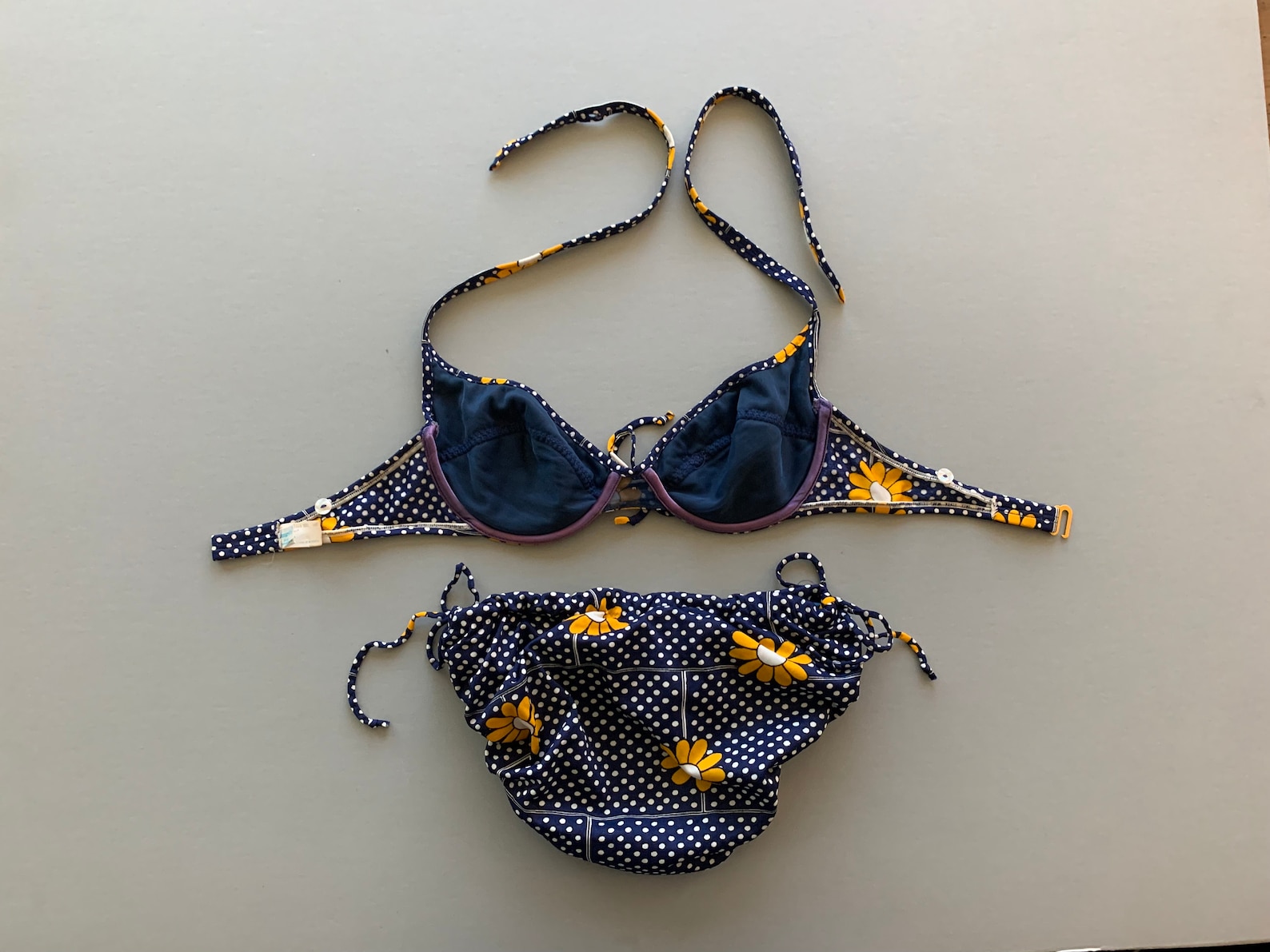 1960's Vintage Daisy Bathing Suit USA Nylon Polka Dot - Etsy