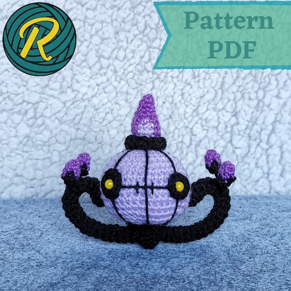 Crochet Pattern: Chandelure Amigurumi PDF | Etsy