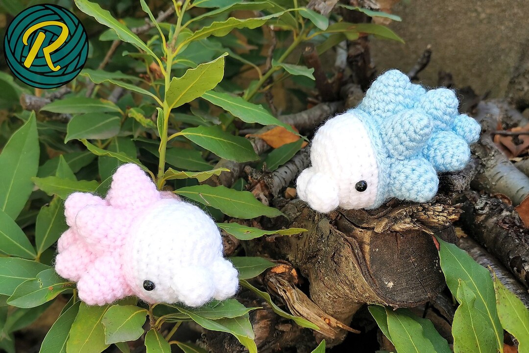 Snom Amigurumi, Crocheted Ice Caterpillar - Etsy