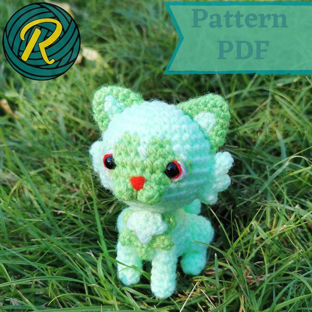 Crochet Pattern: Sprigatito Amigurumi PDF - Etsy