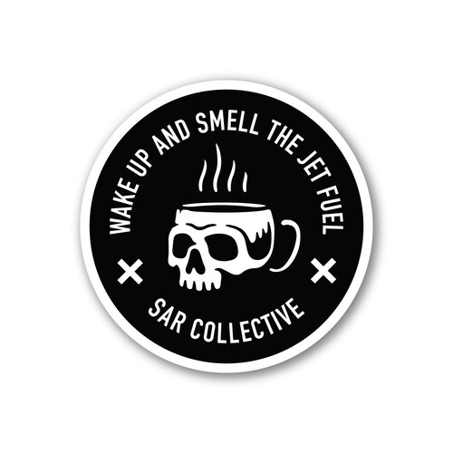 Caffeine and Jet Fuel Sticker - Etsy