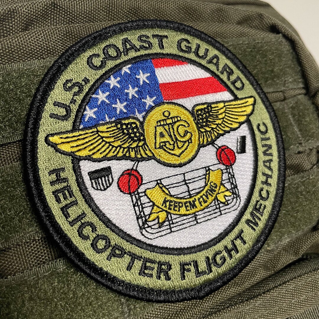 Coast Guard Helicopter Flight Mechanic Patch - Etsy