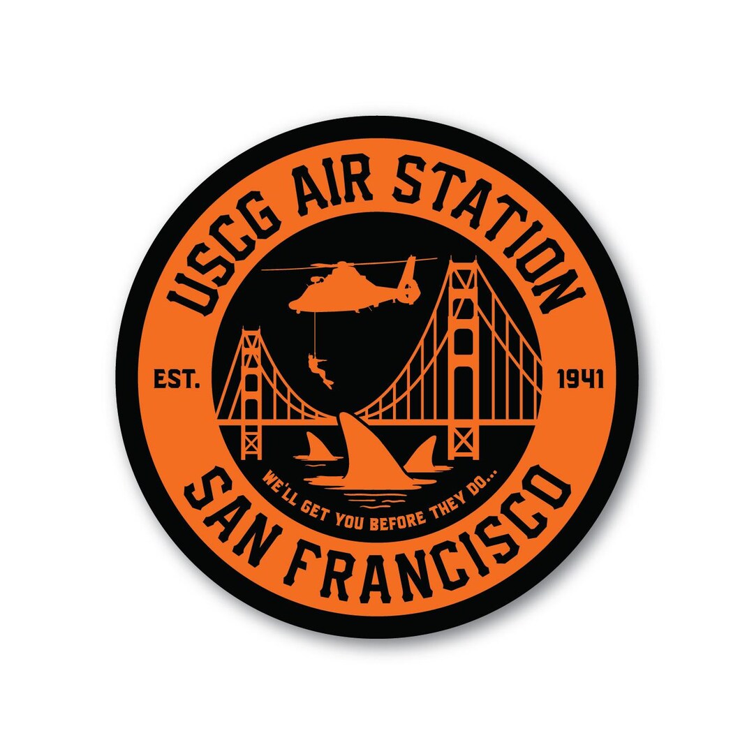 USCG Air Station San Francisco Sticker - Etsy
