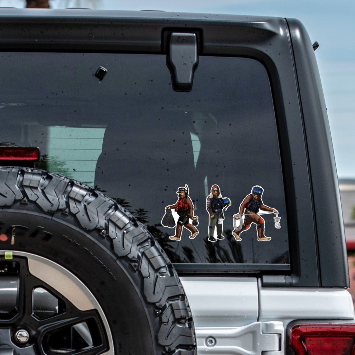 Bigfoot Flight Mechanic Sticker - Etsy