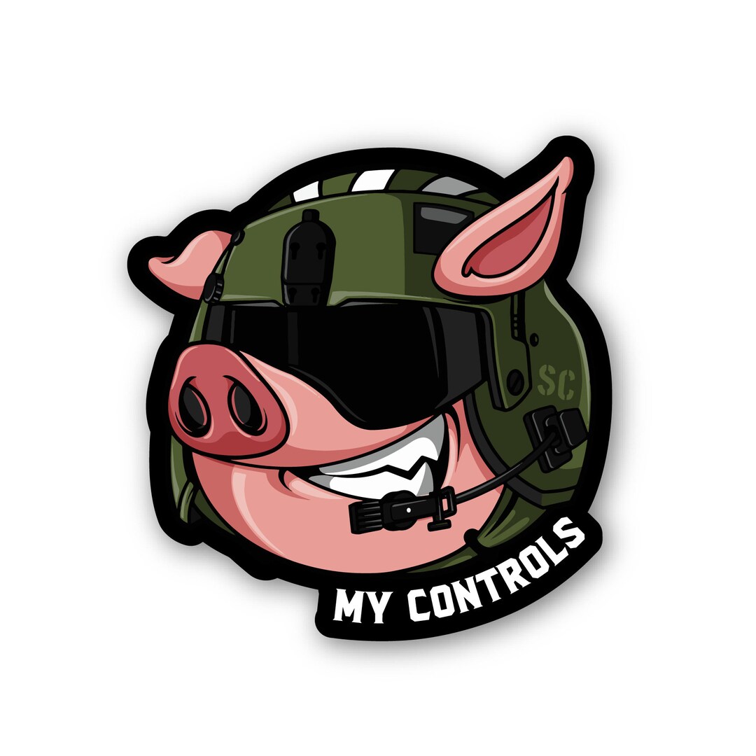 Stick Pig Sticker - Etsy