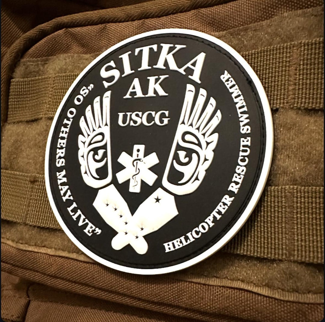 USCG Air Station Sitka Rescue Swimmer Patch - Etsy