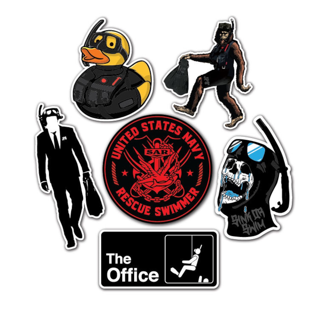 United States Navy Rescue Swimmer Sticker Pack - Etsy