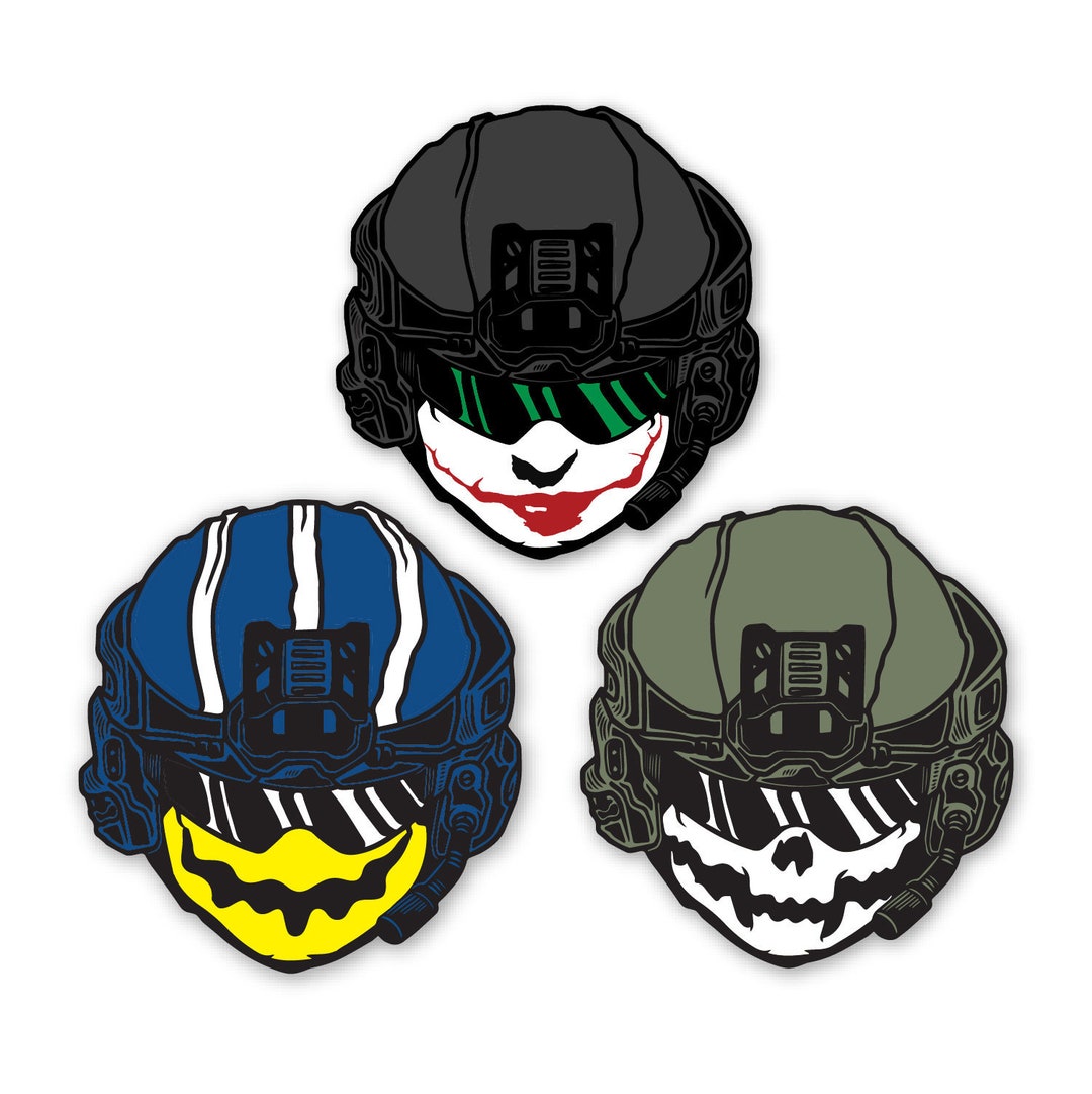 Helmet Sticker 3 Pack - Etsy