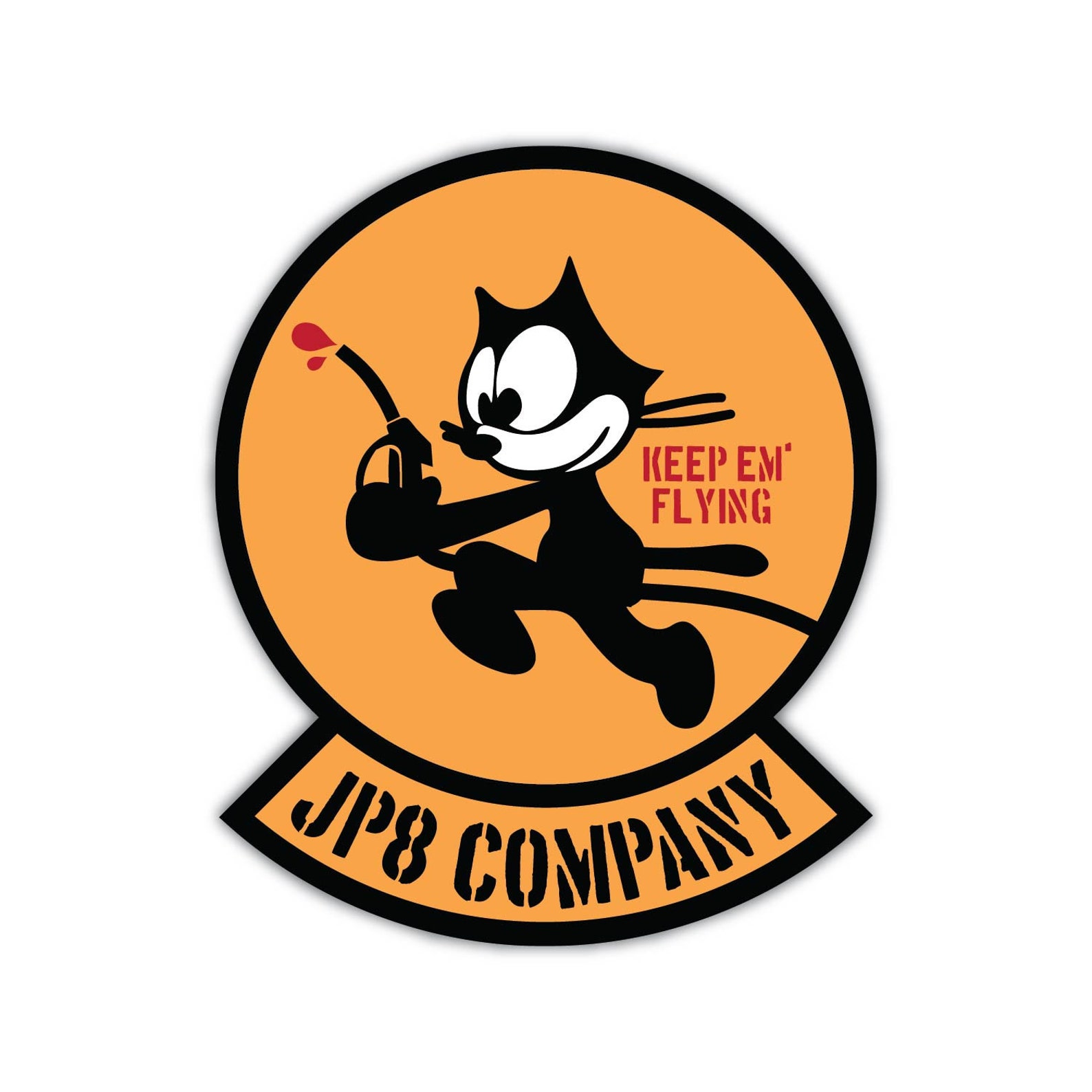 JP8 Company Sticker | Etsy