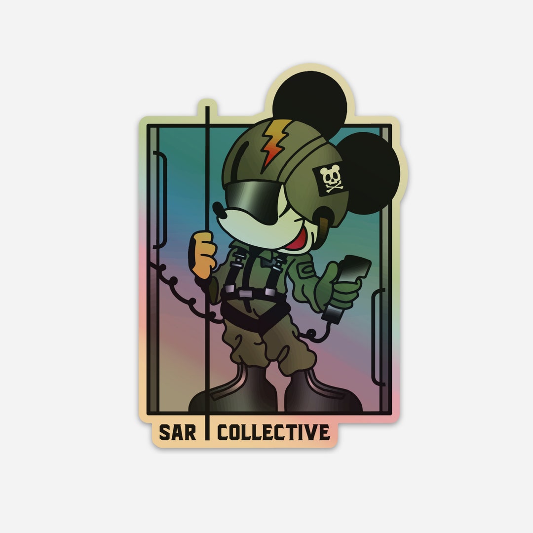 Hoist Operator Mouse Sticker (holographic) - Etsy
