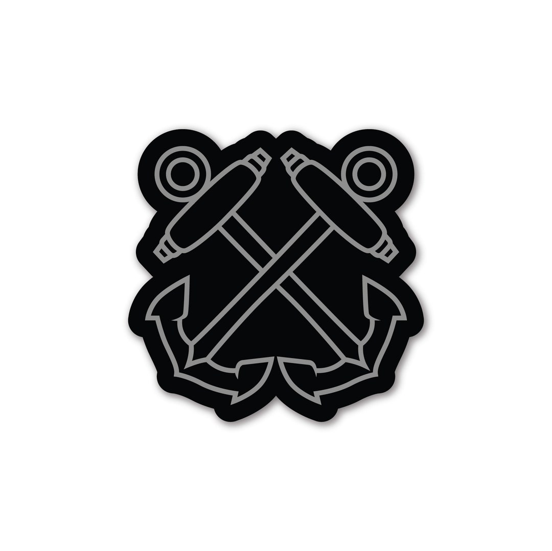 Boatswain's Mate Rate Symbol Sticker (black/grey) - Etsy