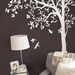 White Tree Wall Decal White Tree Decal for Nursery Nature Tree Wall ...