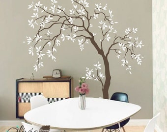 Large Tree vinyl wall decal Wall decoration tree sticker with | Etsy